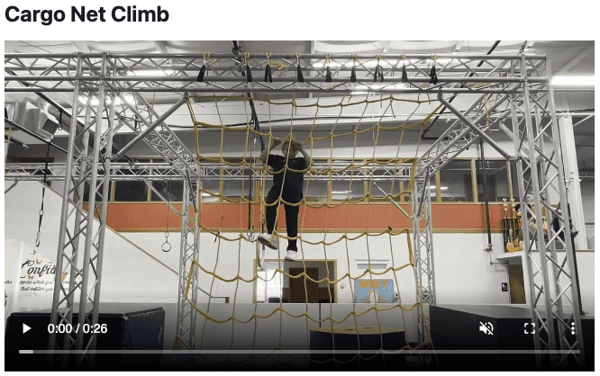 Ninja Warrior Obstacle Training Classes